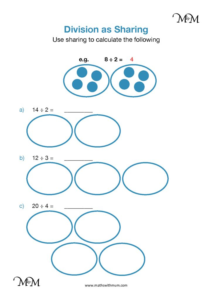 Division Equal Sharing Worksheets - Divisonworksheets.com Division Equal Sharing Worksheets - Divisonworksheets.com