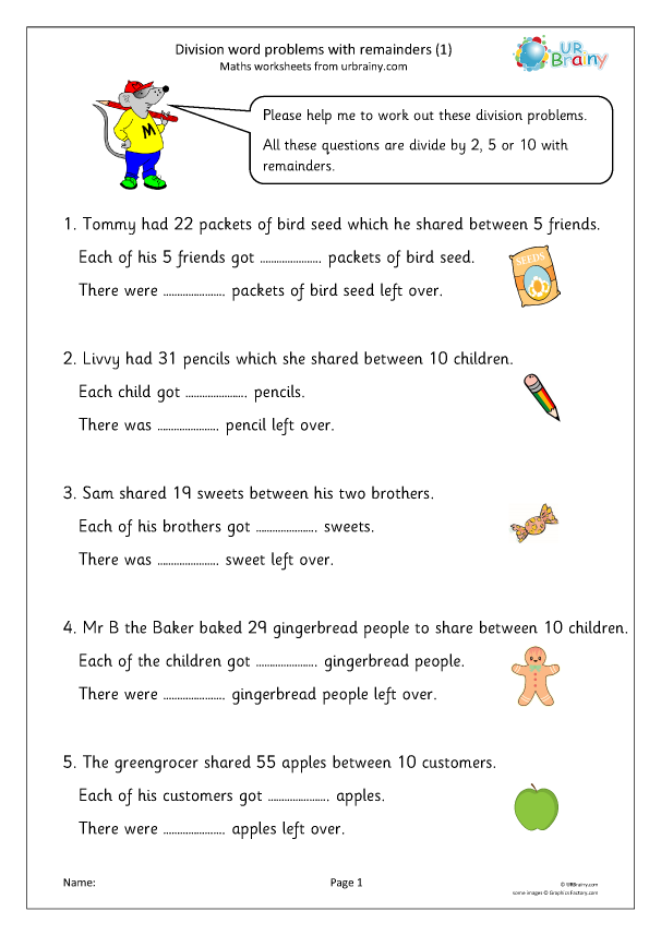 Division Problem Worksheets - Divisonworksheets.com Division Problem Worksheets - Divisonworksheets.com